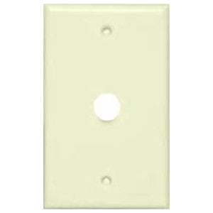 Allen Tel Flush Faceplate With 3/8 Inch Hole, Ivory – Allen Tel Products