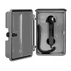 Allen Tel GB90VN14 Outdoor No Dial Phone, Grey Housing with Standard P ...
