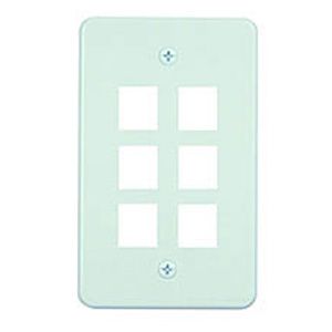 Allen Tel AT30-6-14 Versatap Faceplate, 6-Port, Grey – Allen Tel Products