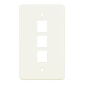 Allen Tel AT30-3-15 Versatap Faceplate, 3-Port, White – Allen Tel Products