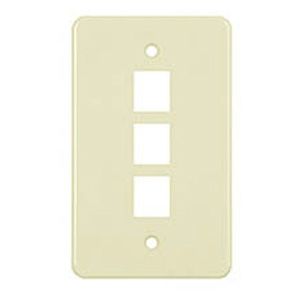 Allen Tel AT30-3-09 Versatap Faceplate, 3-Port, Ivory – Allen Tel Products