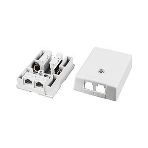 Allen Tel AT104A8-15 Surface Mount Duplex IDC Jack-110 Type 8-Conducto ...