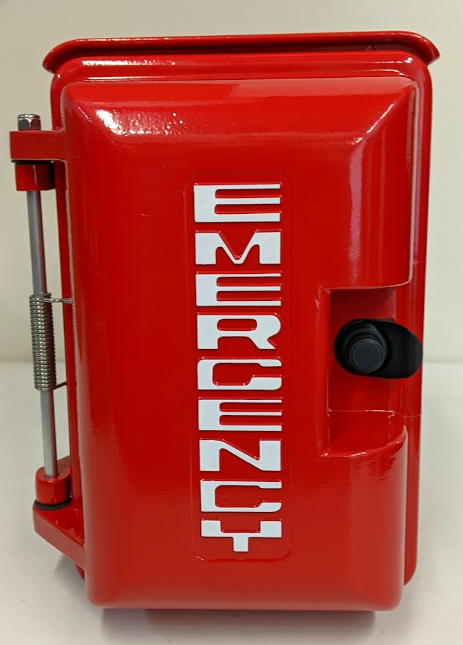 Allen Tel Outdoor Phone Enclosure GB90H02EY with Push Latch and Text E ...